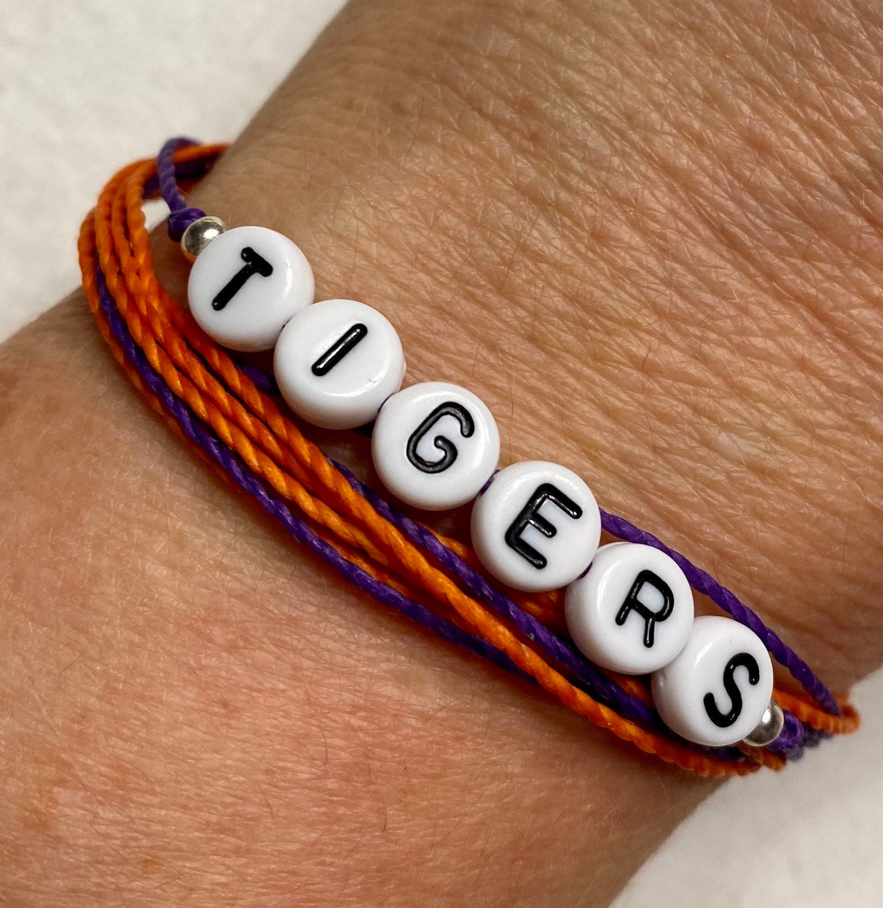 Clemson TIGERS Charm Bracelet Set Pulsera de encanto de | Etsy