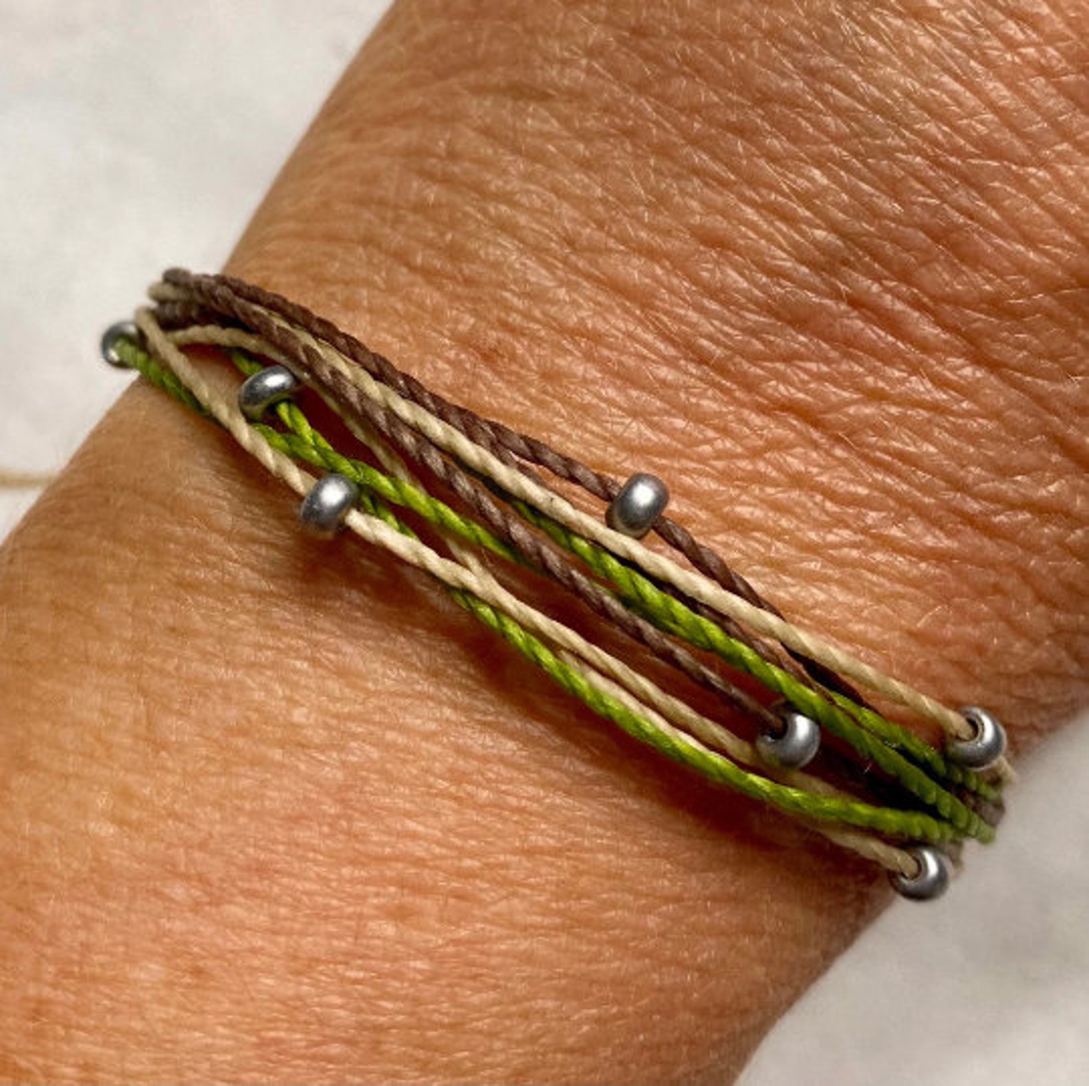 ARMY Charm Bracelet Stackable String Charm Bracelet Pura - Etsy