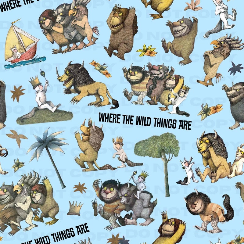 Wild Things Svg - Etsy
