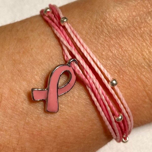 Mens Breast Cancer Bracelet - Etsy