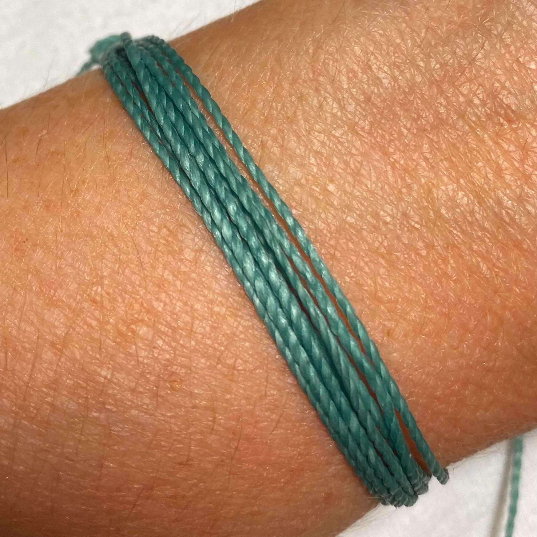 TEAL String Bracelet for Anti-Bullying Anxiety Disorder OCD | Etsy