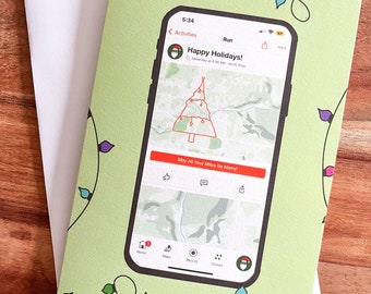 Card for Runner - Etsy