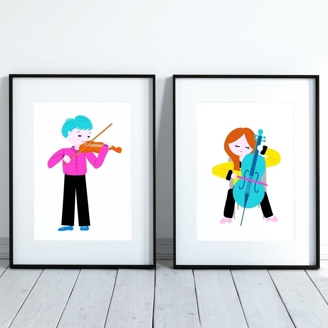 Custom Digital Portrait, Printable Custom Color Block Portrait Digital ...