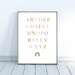 Set of 2 alphabet Printable Kids Nursery Wall Art Rainbow Wall Art Boho ...