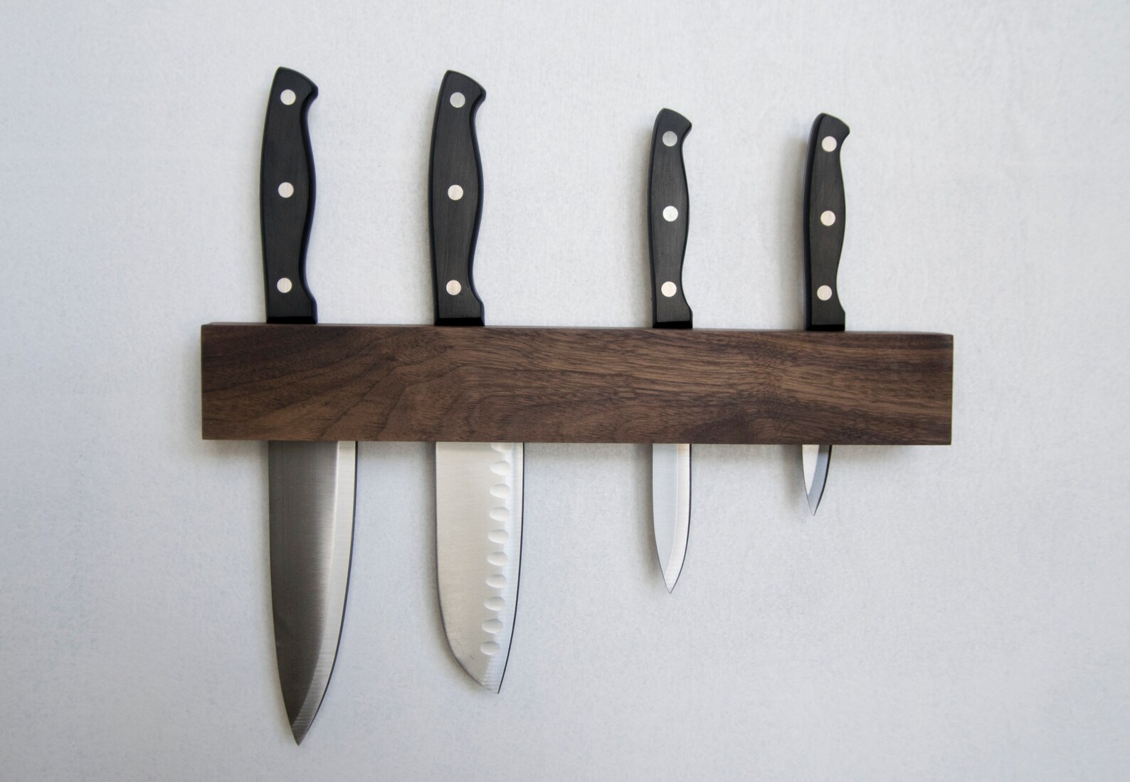 Porte-couteau en bois Porte-couteau à montage mural Décor | Etsy