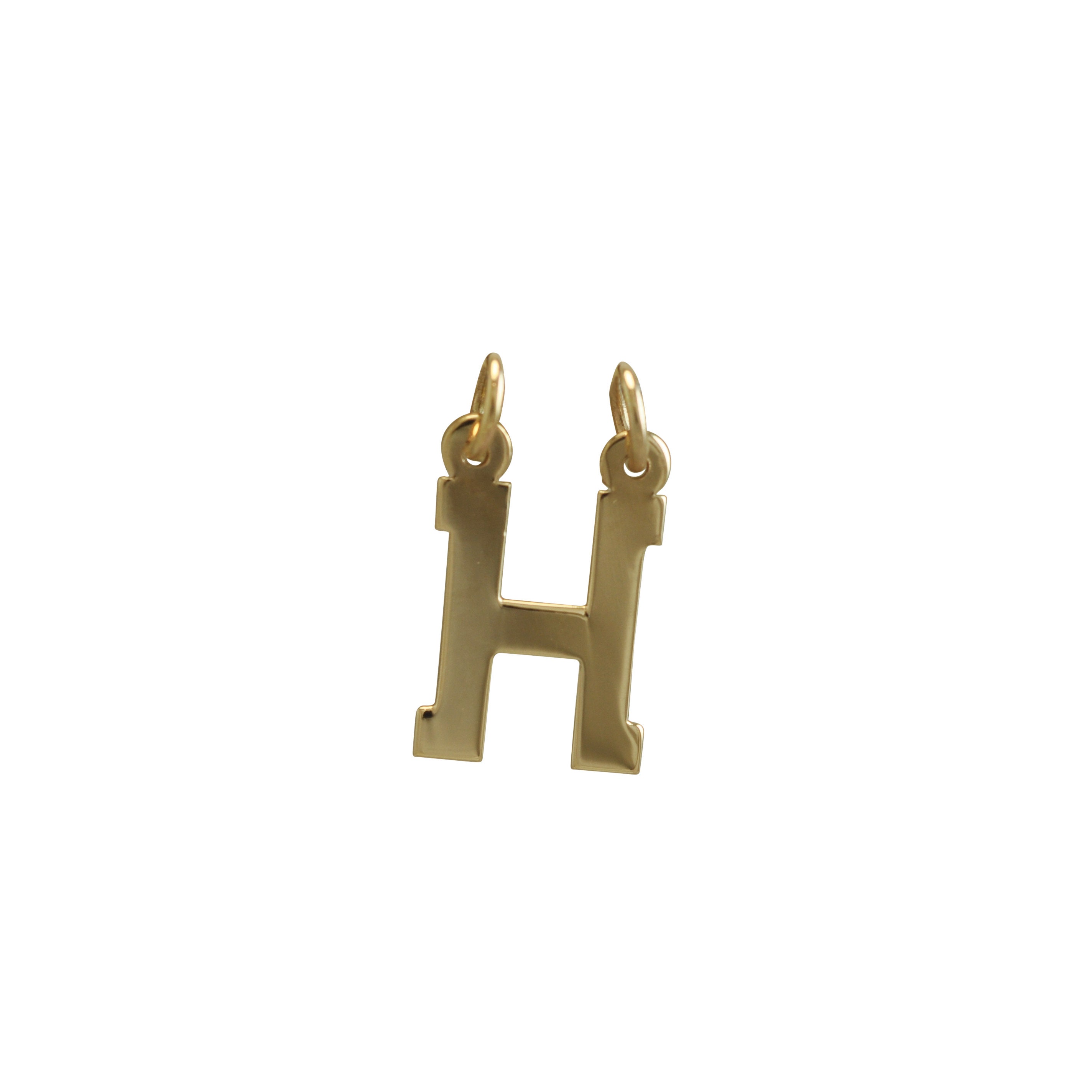 9ct Gold Letter H - Etsy