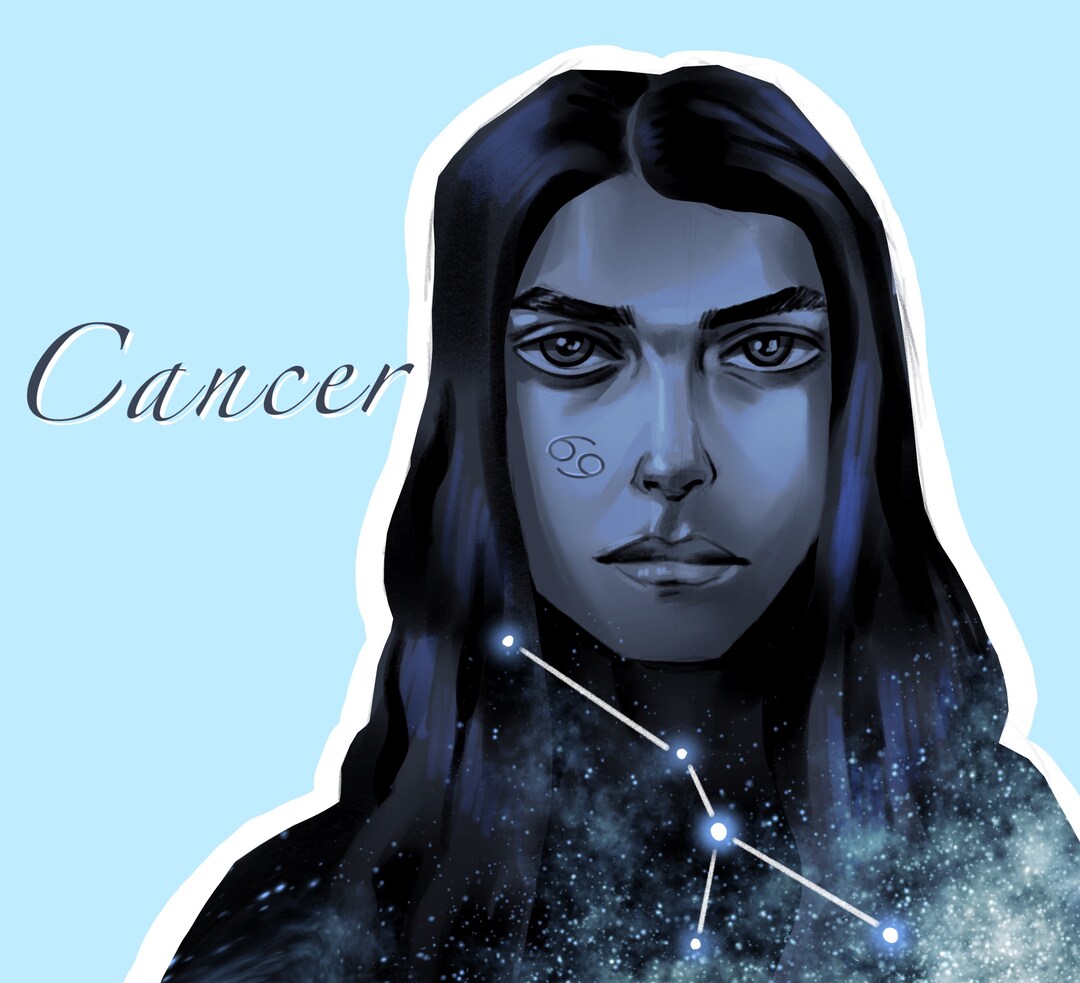 Zodiac Sign Cancer Etsy