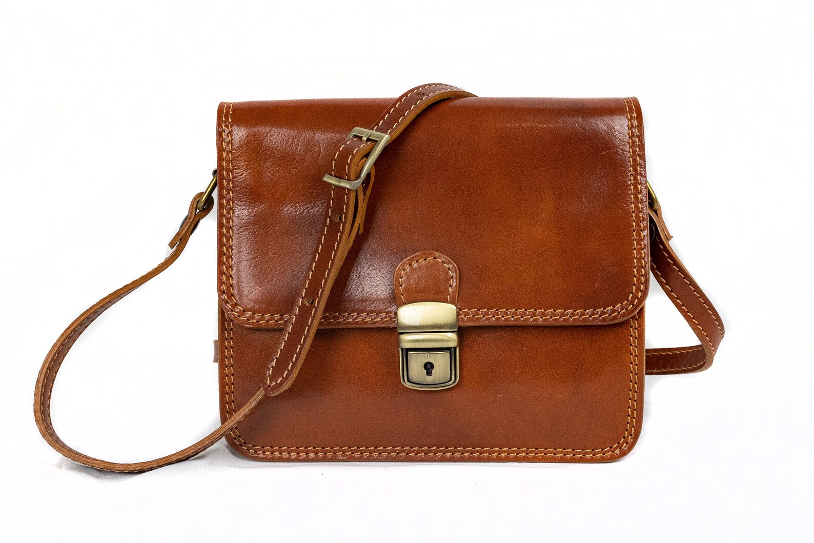 Leather Crossbody Bag - Tuscan Leather Bag - Etsy