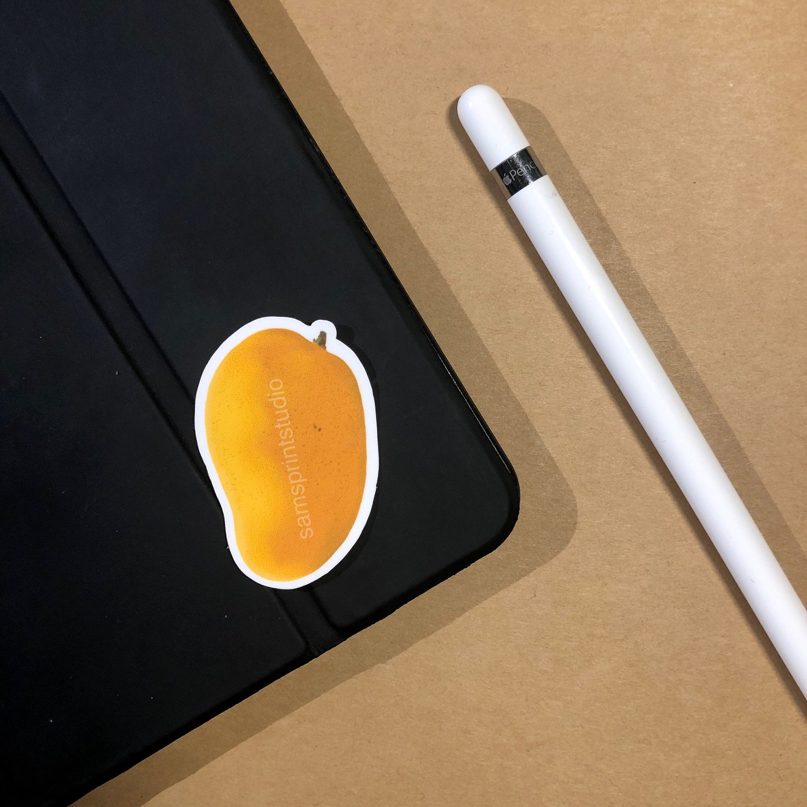 Mango Fruit Sticker / Impermeable Vinilo Fruta Pegatina / - Etsy España