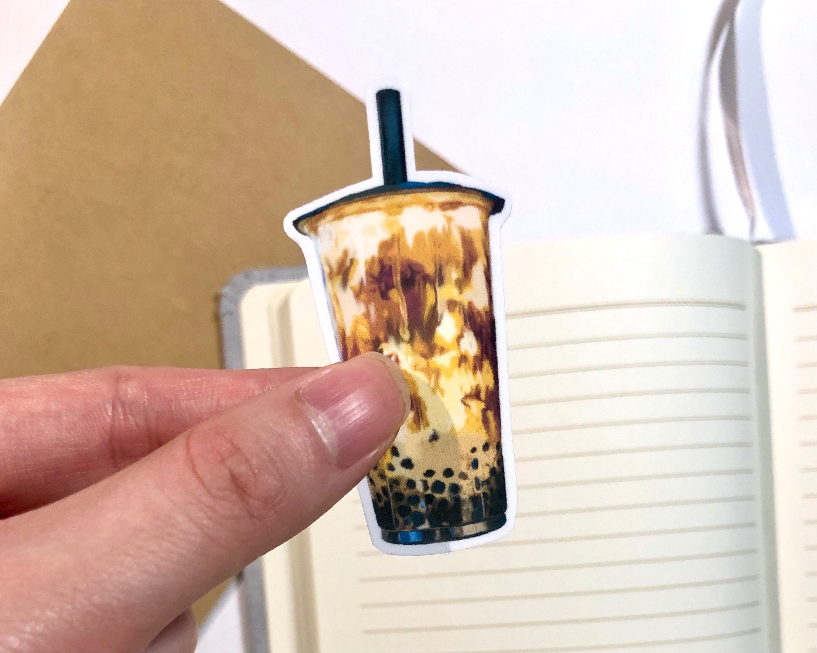 Brown Sugar Boba Stickers / Cute Bubble Tea Popsicle | Etsy