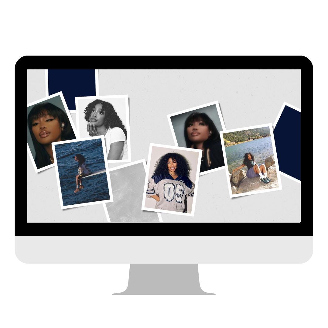 Sza Desktop Wallpaper - Etsy