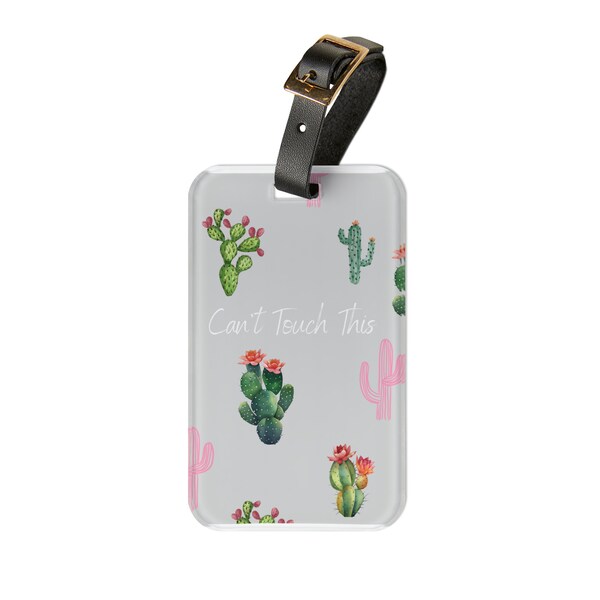 Cactus Luggage Tag - Etsy