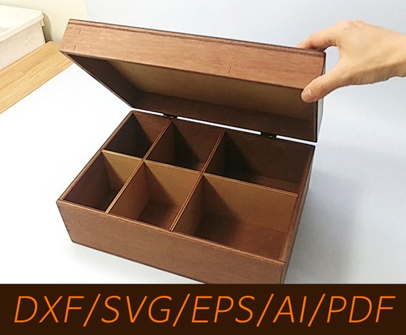 Storage Box Download CNC File Laser Cut Vector Plan | Etsy