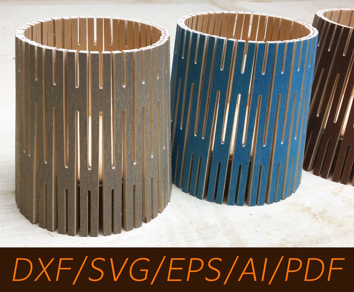 Living Hinge Cylinder, Download, CNC File, Laser Cut Vector Plan - Etsy