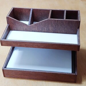 Desk Organizer, Download, CNC File, Laser Cut Vector Plan - Etsy