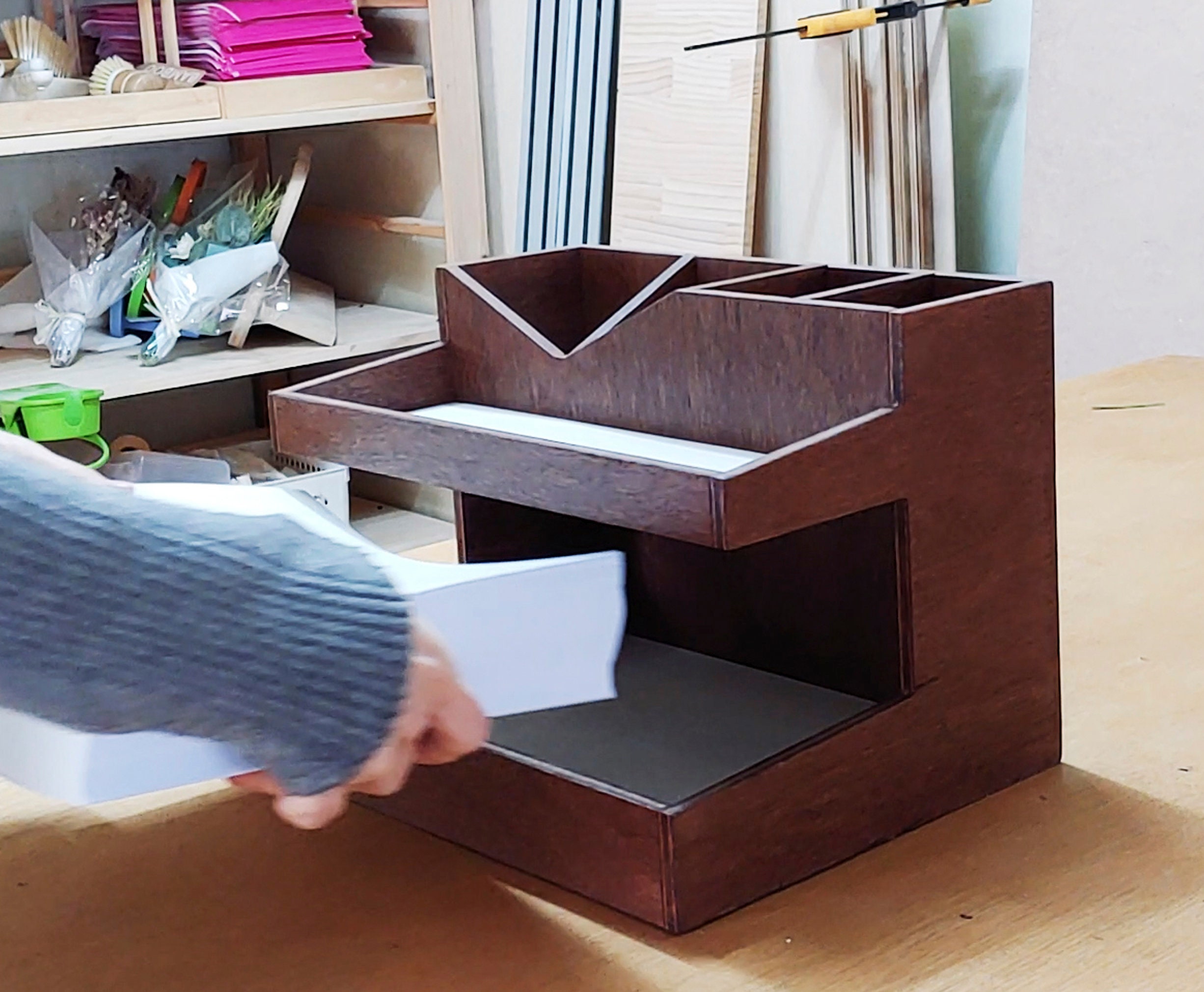 Desk Organizer, Download, CNC File, Laser Cut Vector Plan - Etsy