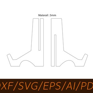 Frame Stand, Download, CNC File, Laser Cut Vector Plan - Etsy