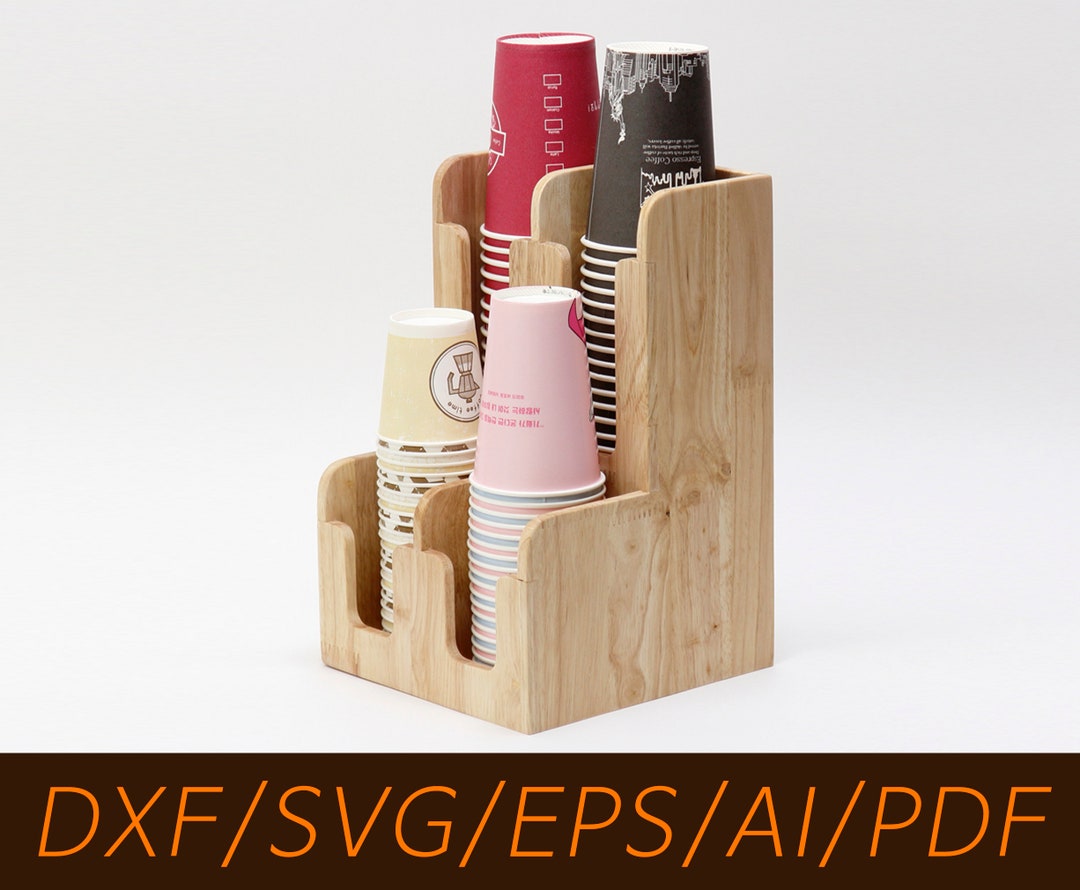 Cup Dispenser, DXF Templates for CNC Router - Etsy