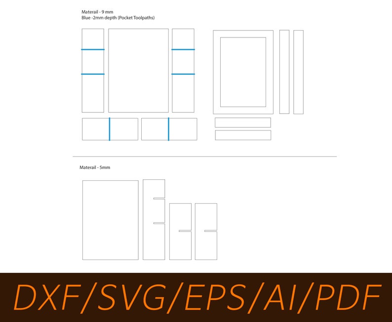 Storage Box, Download, CNC File, Laser Cut Vector Plan - Etsy