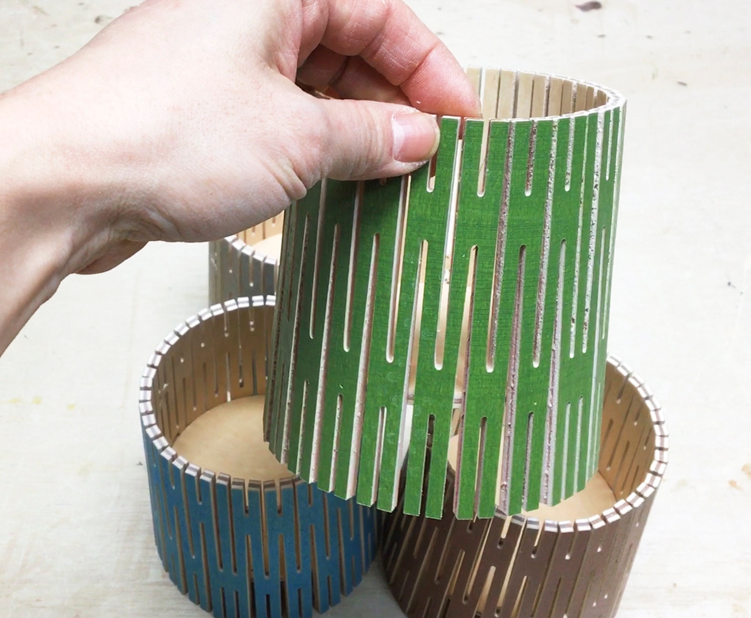 Living Hinge Cylinder, Download, CNC File, Laser Cut Vector Plan - Etsy