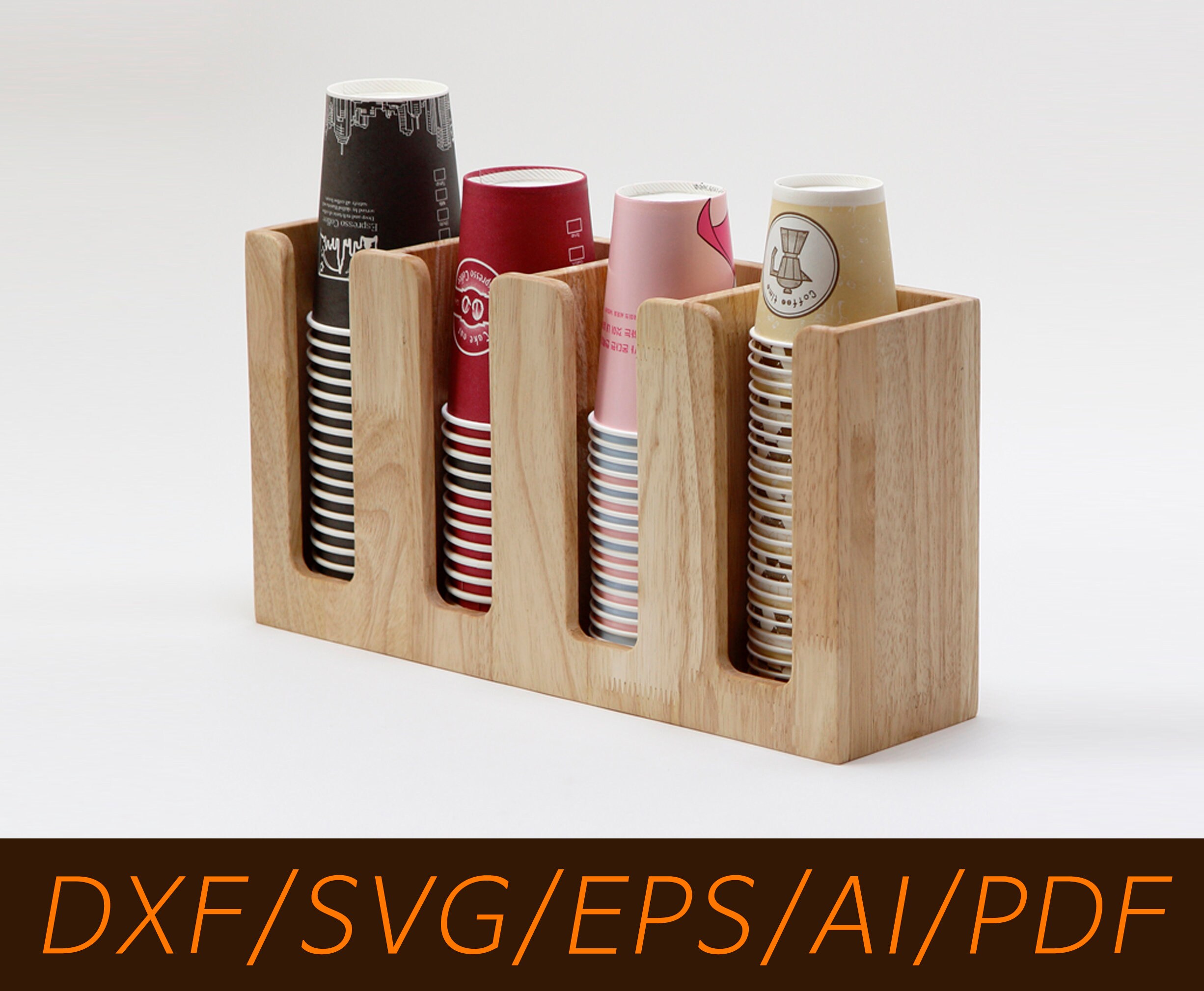 Party Cup Dispenser, Dxf Files for Cnc - Etsy