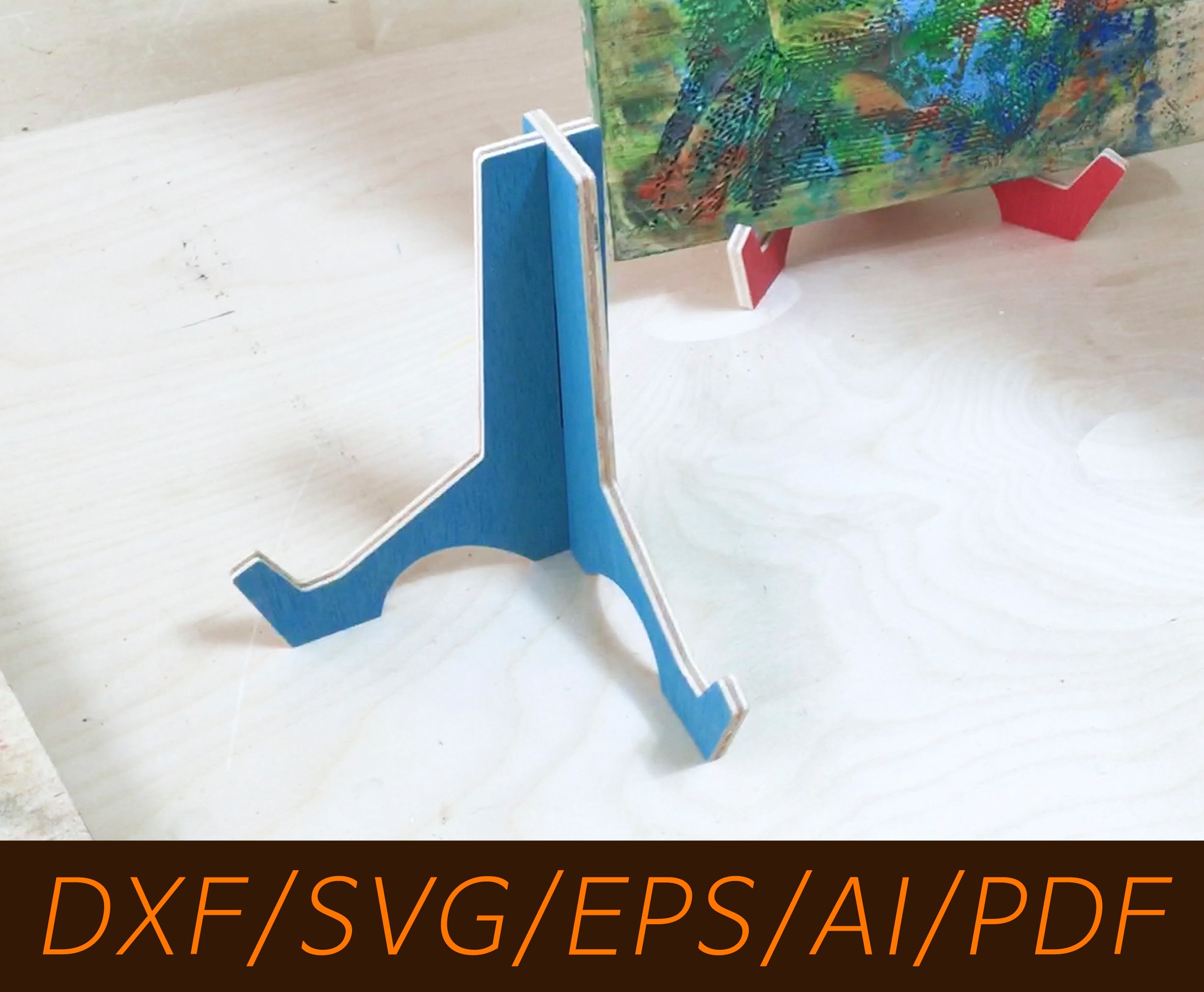 Frame Stand, Download, CNC File, Laser Cut Vector Plan - Etsy