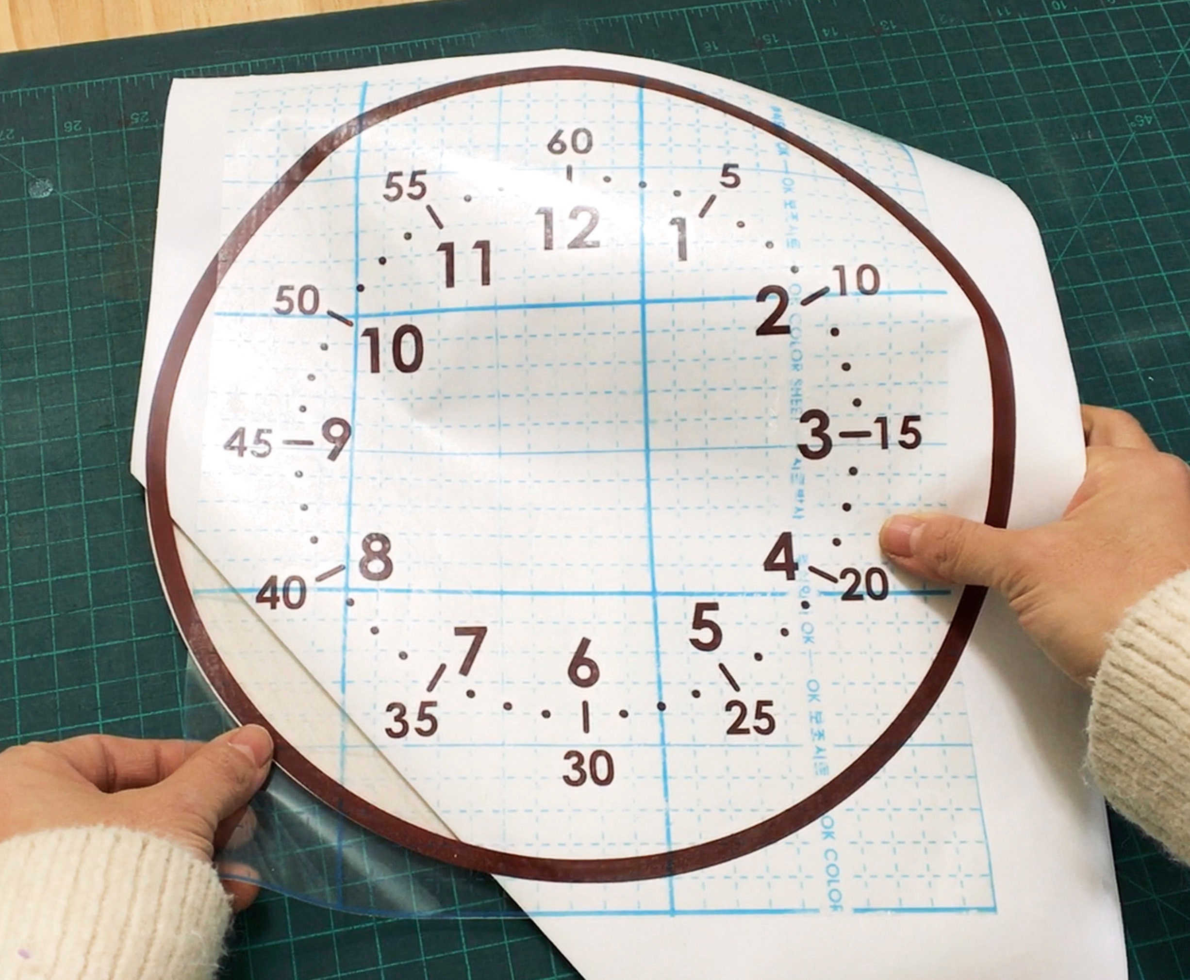 Learning Clock, Download, CNC File, Laser Cut Vector Plan - Etsy