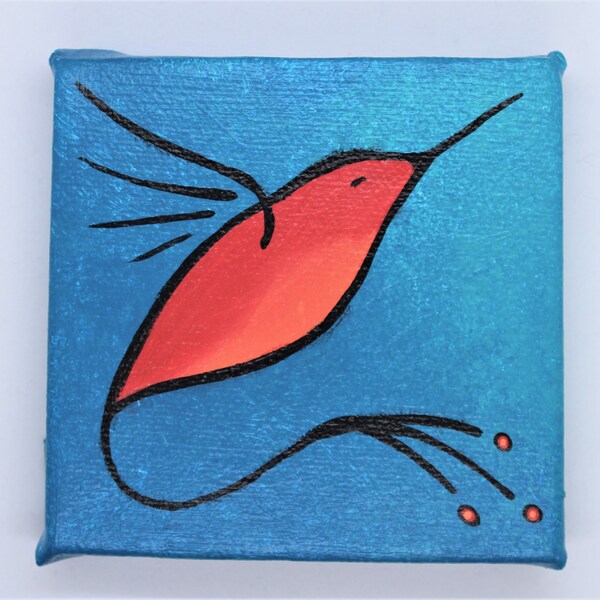 Abstract Hummingbird - Etsy UK