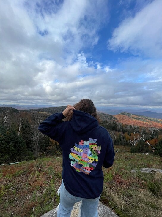 Adirondack High Peaks 46 Peaks Hoodie | Hiking Life | Mountain Hiking ...