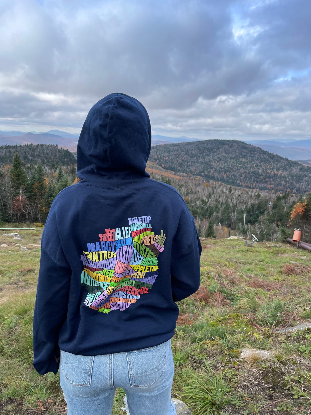 Adirondack High Peaks 46 Peaks Hoodie | Hiking Life | Mountain Hiking ...