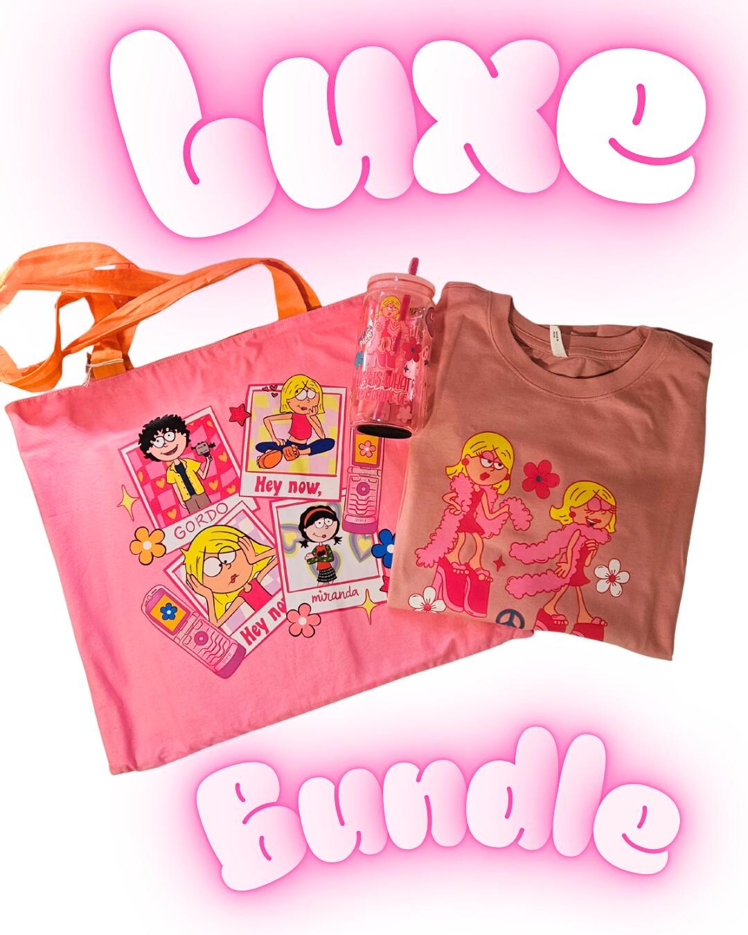 ULTIMATE BUNDLE Lizzy & Friends, 90s Inspired Tote Bag and Acrylic ...
