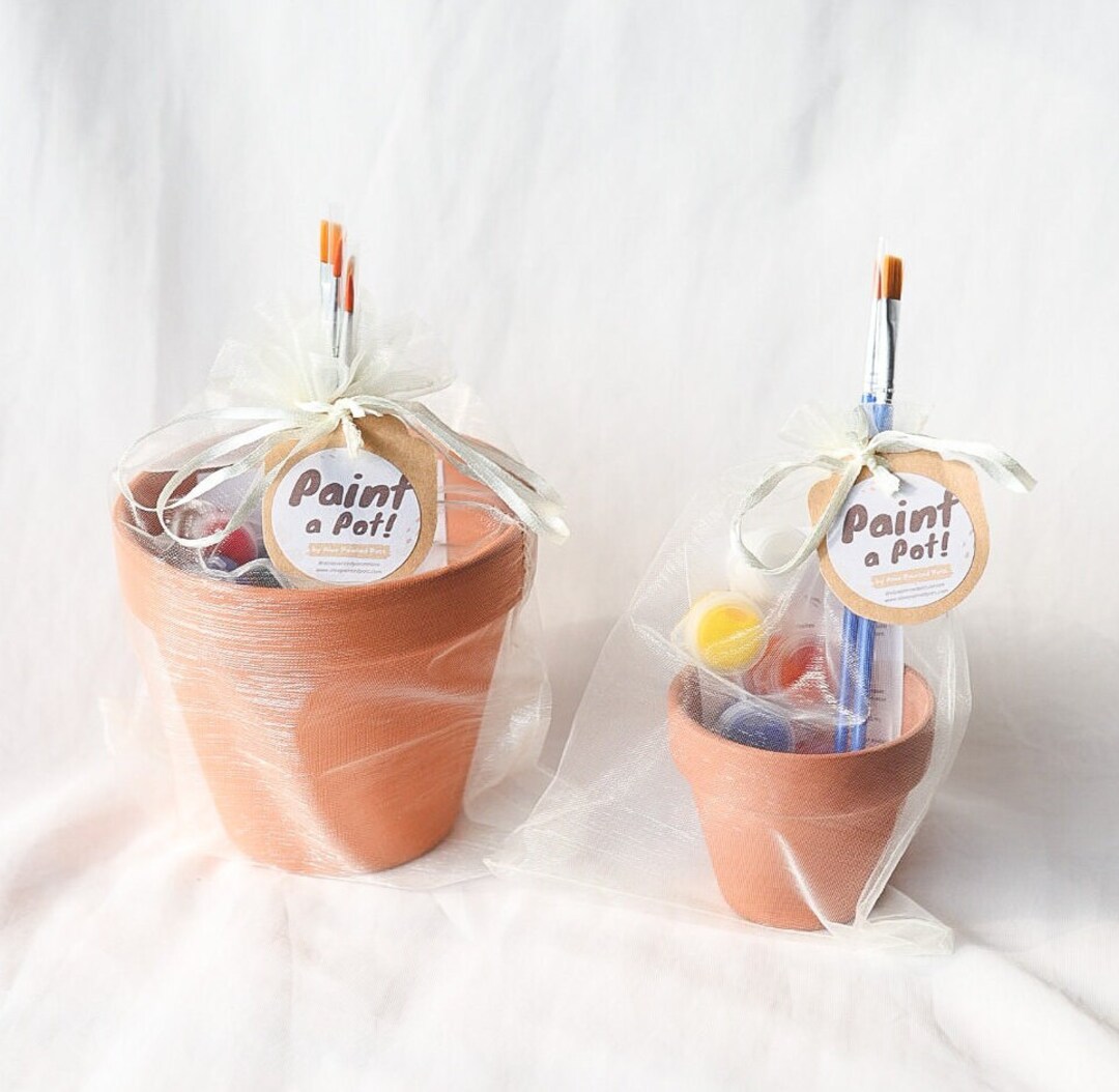 Paint a Pot Kit for All Ages, Date Night Activity, 5-minute Craft ...