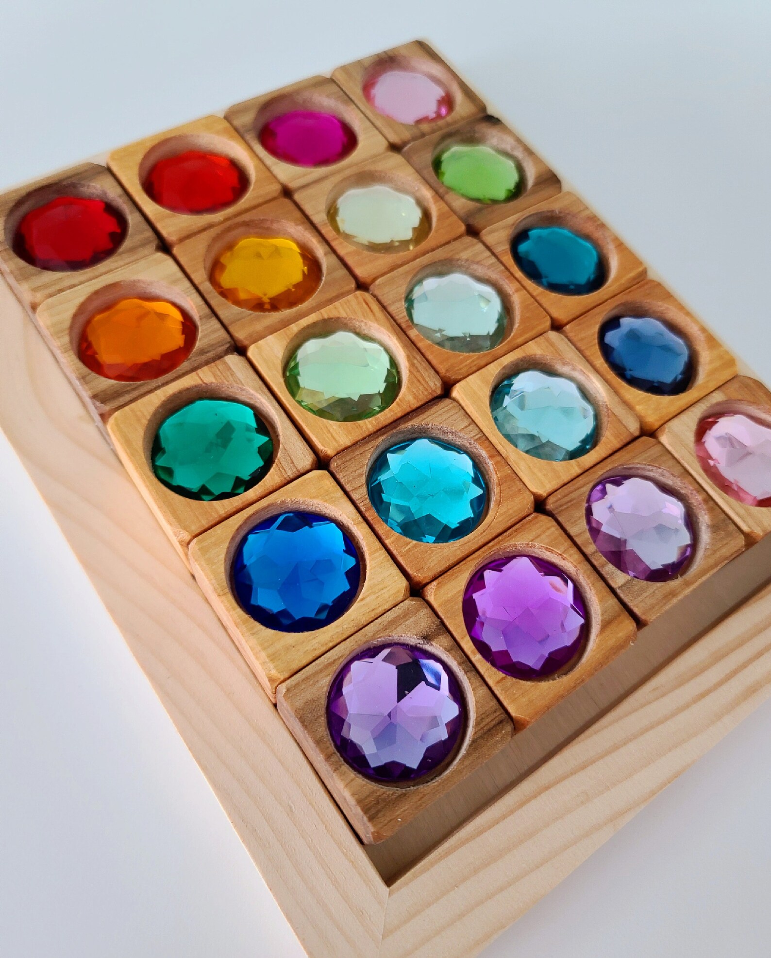 Maple Gem Blocks Set of 20 - Etsy