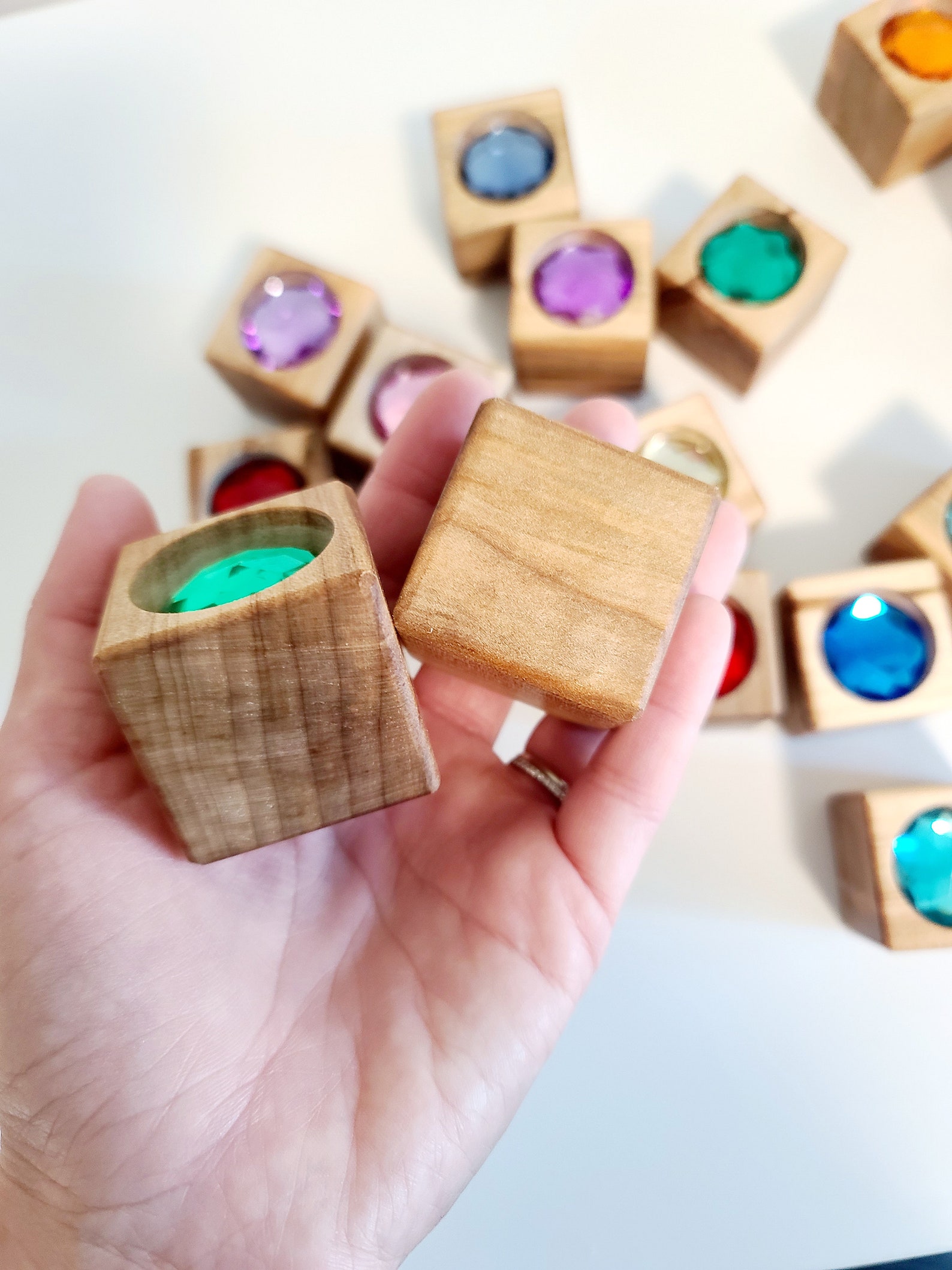 Maple Gem Blocks Set of 20 - Etsy