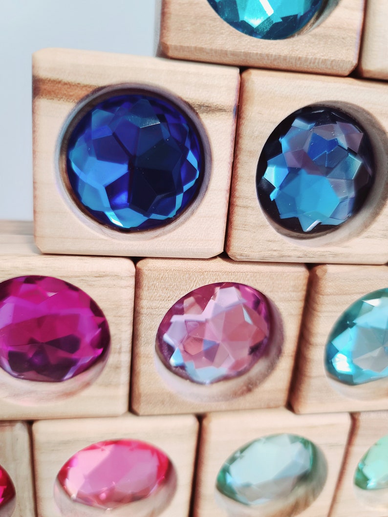 Maple Gem Blocks Set of 20 - Etsy