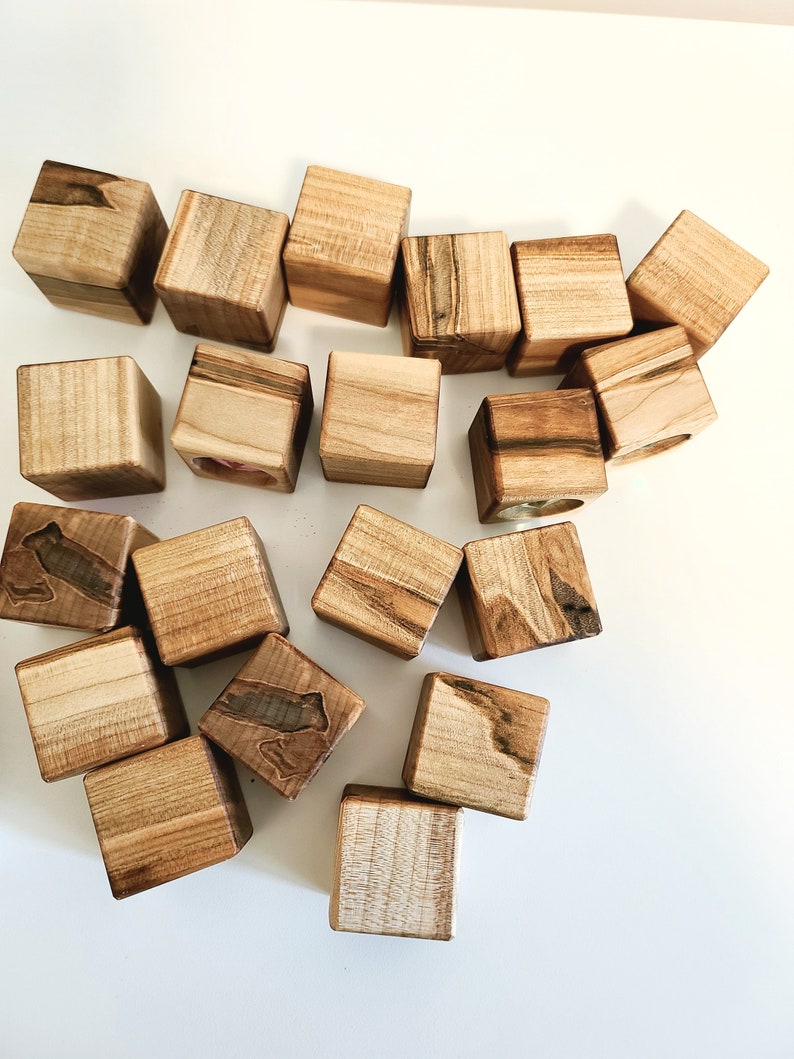 Maple Gem Blocks Set of 20 - Etsy