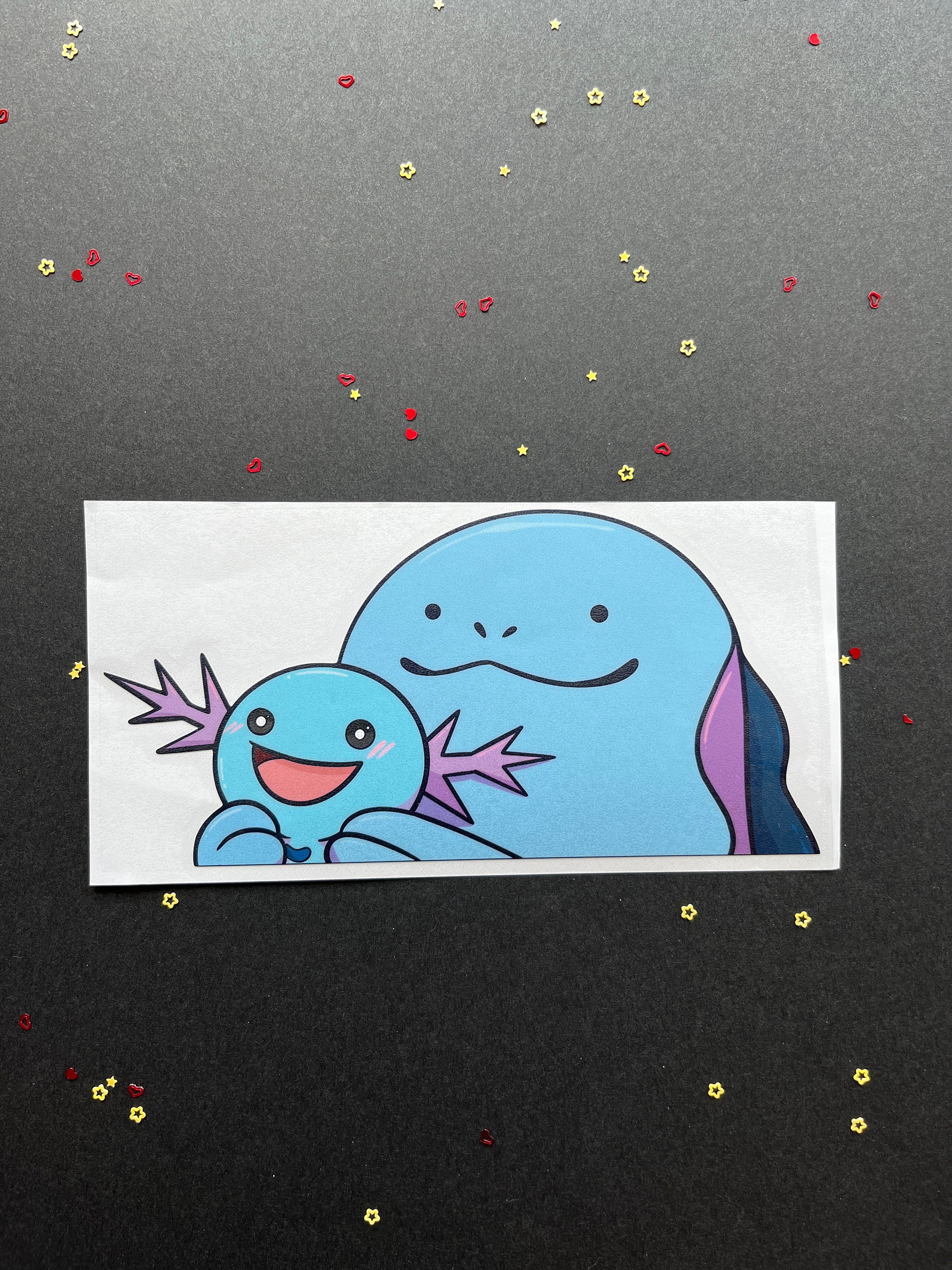 Wooper, Quagsire, and Clodsire Peeker Stickers Pokemon - Etsy