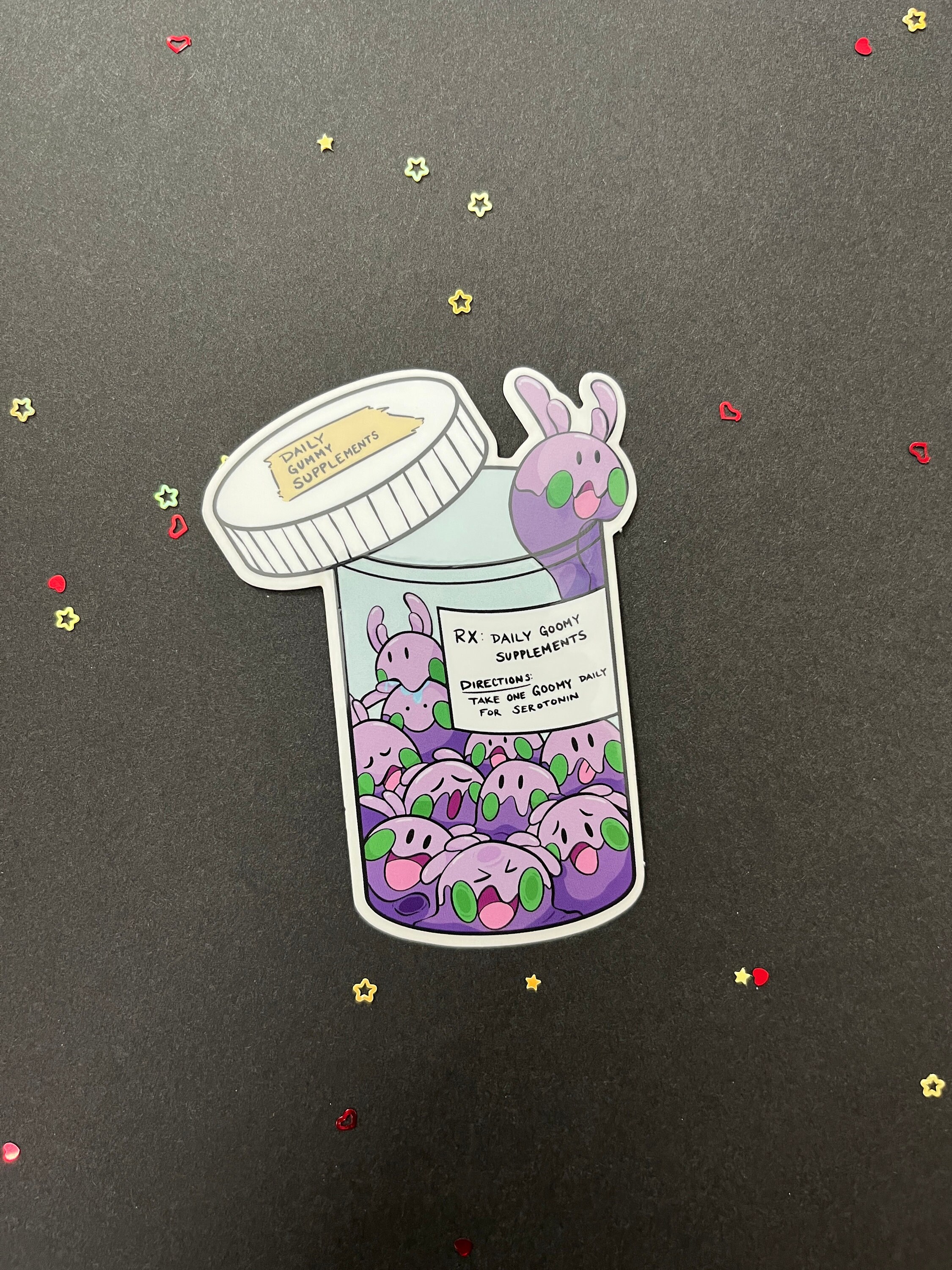 Goomy Vitamins Sticker Pokemon - Etsy