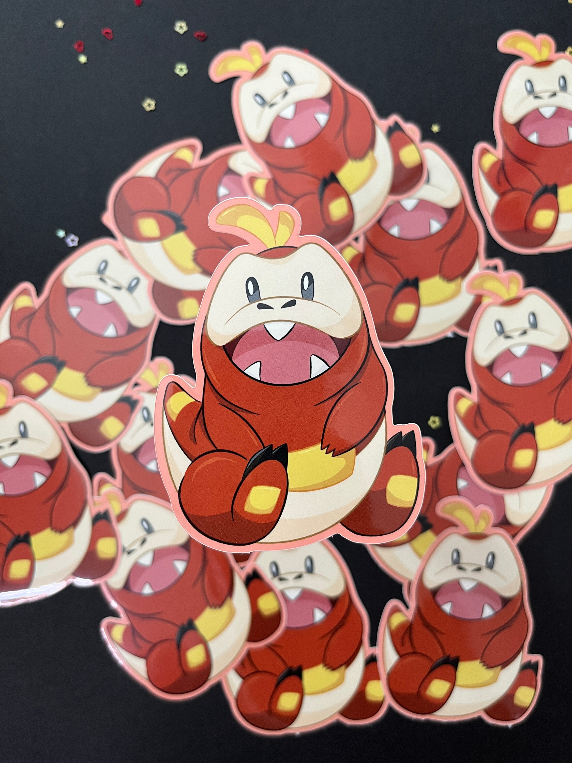 Happy Fuecoco Sticker Pokemon - Etsy