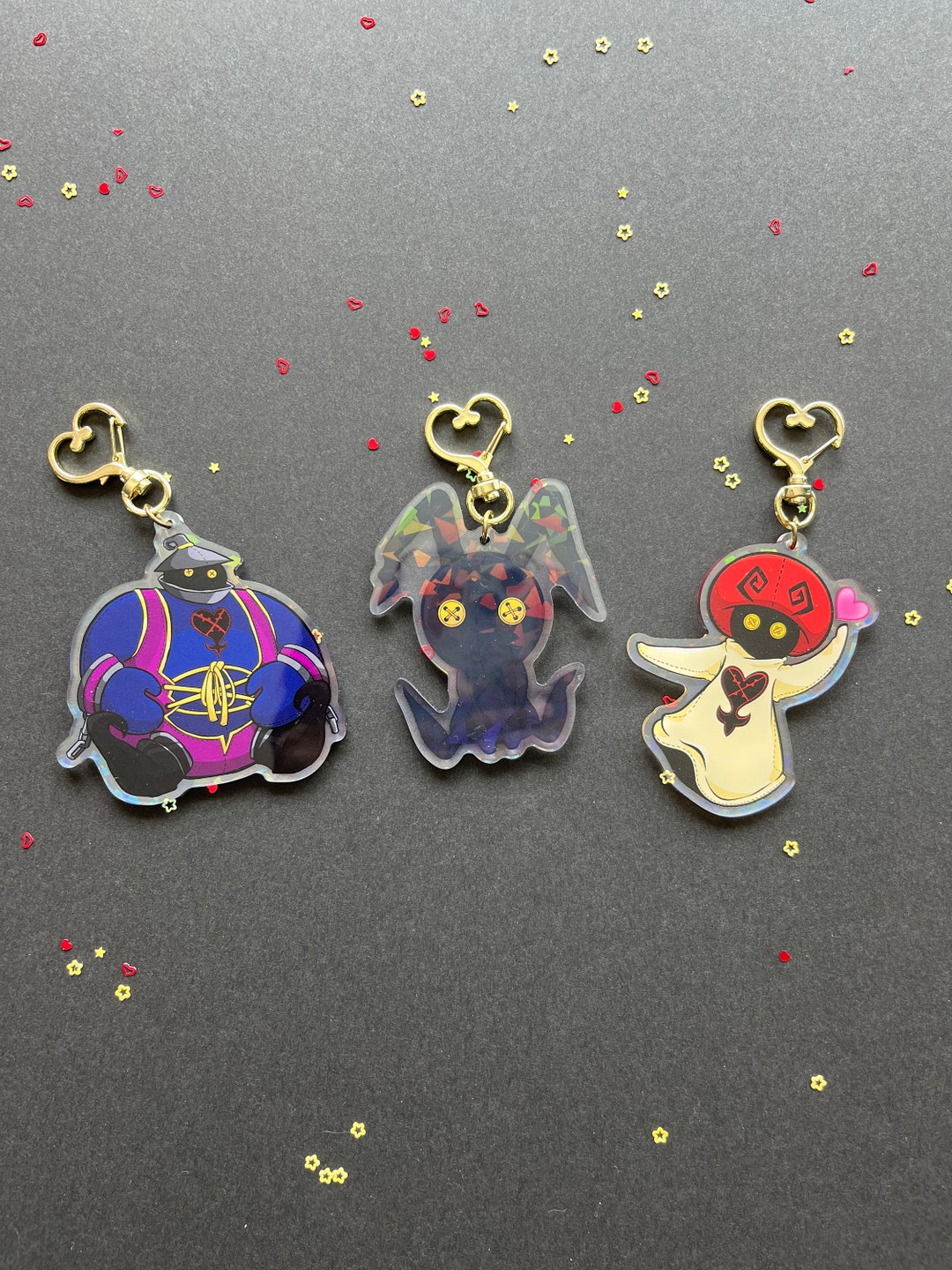 Plush Heartless Charms - Kingdom Hearts - Etsy