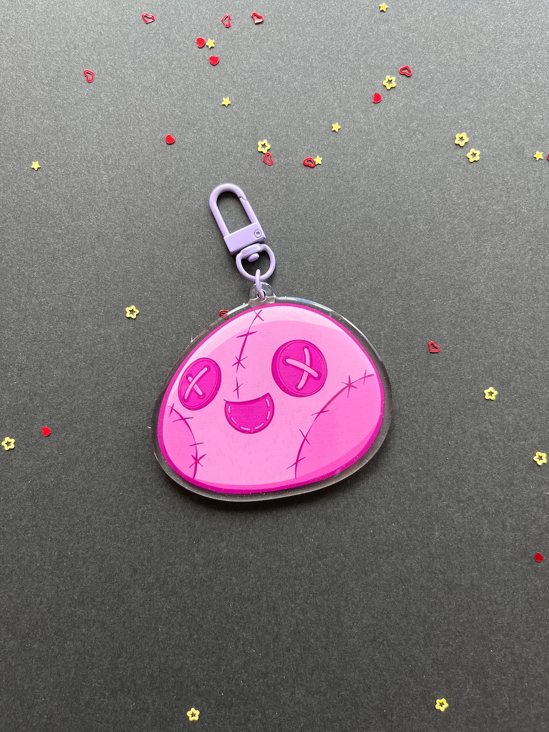 Pink Plushie Slime Charm - Slime Rancher - Etsy