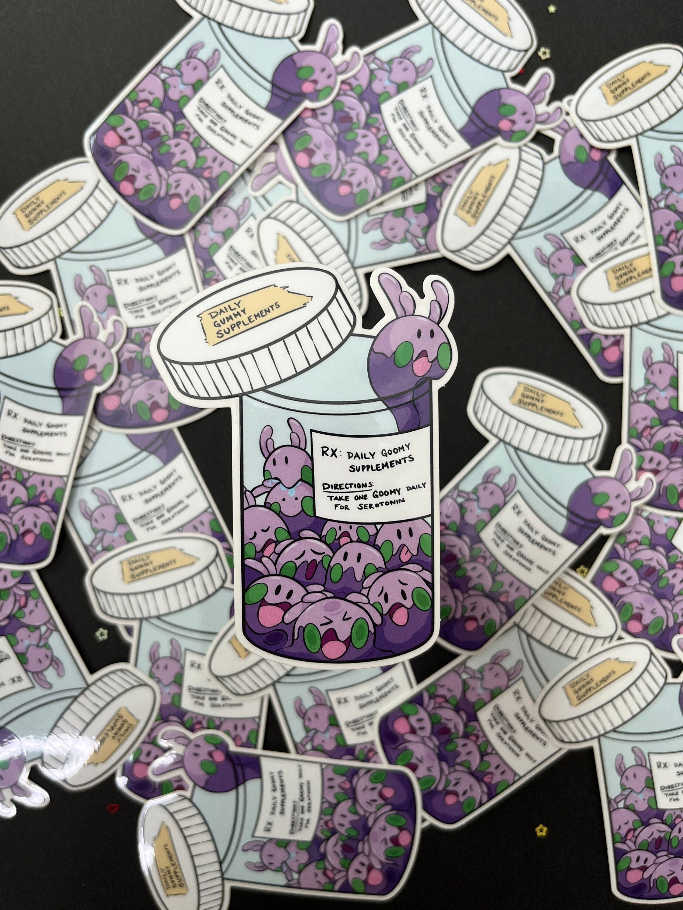 Goomy Vitamins Sticker Pokemon - Etsy