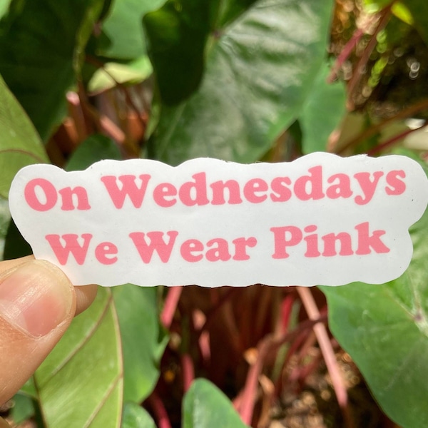 On Wednesday We Wear Pink - Etsy