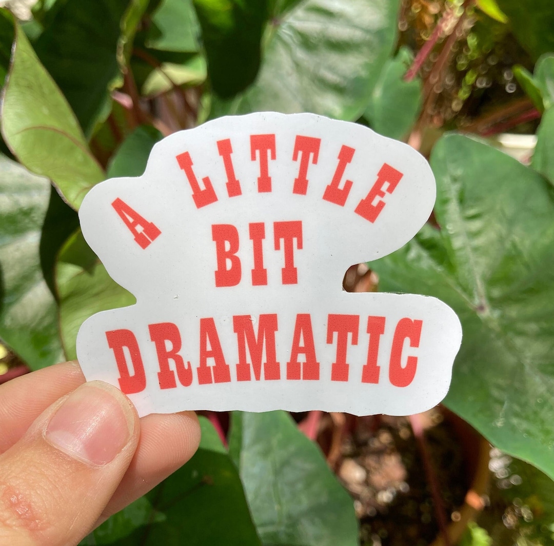 A Little Bit Dramatic Mean Girls Sticker Vinyl Sticker Quote Regina ...