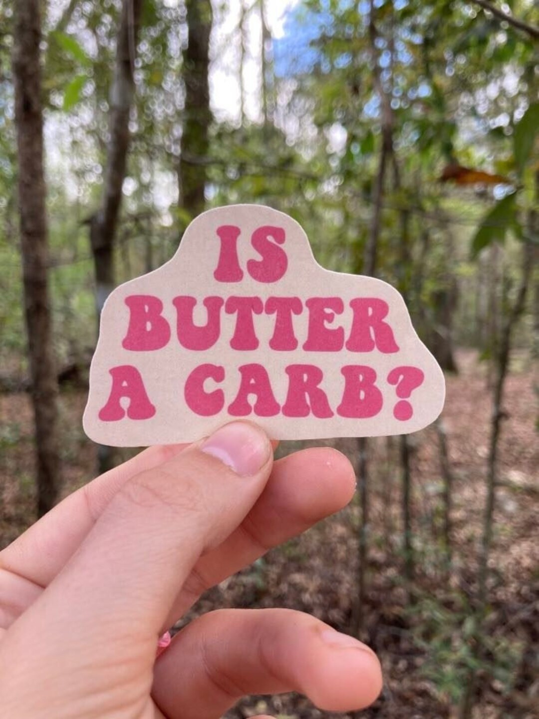 Is Butter a Carb Mean Girls Sticker Vinyl Sticker Quote - Etsy