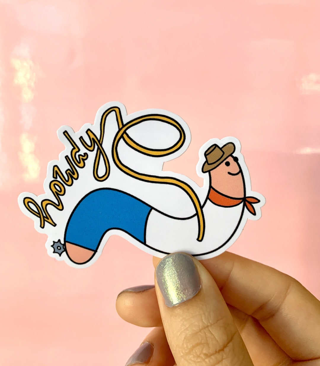 Cowboy Worm Sticker Howdy Worm Sticker Cute Work Sticker Earthworm ... Cowboy Worm Sticker Howdy Worm Sticker Cute Work Sticker Earthworm ...