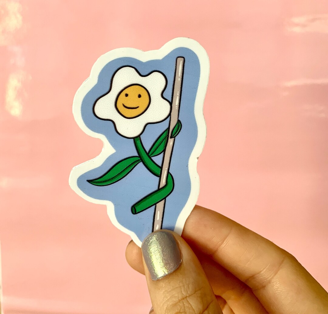 Freaky Flower Waterproof Sticker Pole Dancing Flower Sticker Funny ...