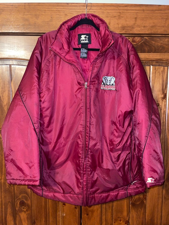 Vintage Starter Alabama jacket with hood. Size L - Gem