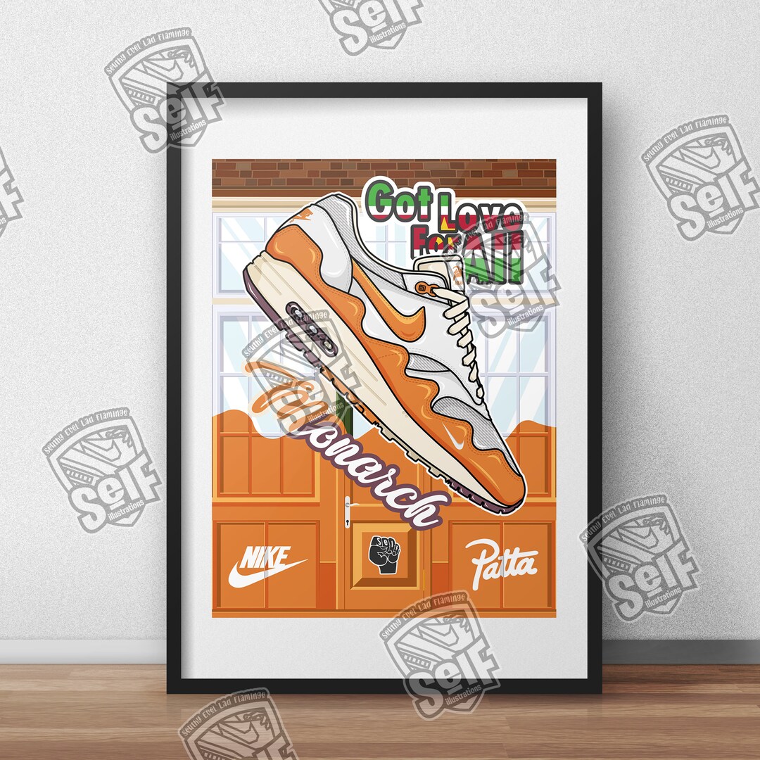 Poster Air Max 1 Patta Waves Monarch / Poster / Deco / Poster / Print ...