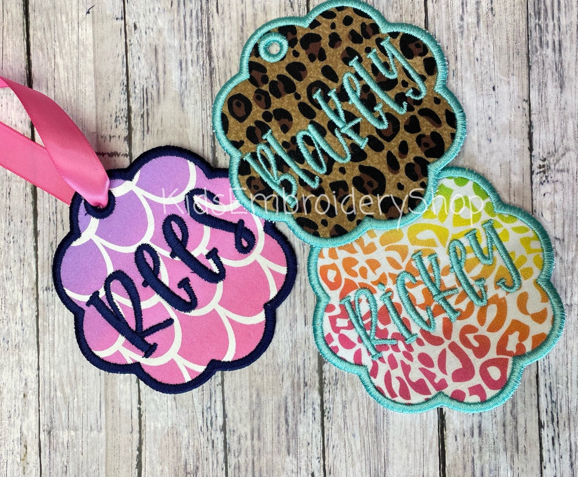 Custom Personalized Backpack Tags Custom Bag Tags | Etsy